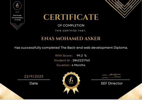 Enas Mohamad On Linkedin I Am Delighted To Announce That I Have Successfully Completed The 4 Month