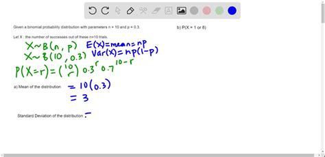 SOLVED Statisticians Use The Following Formulas When Working With Binomial Distributions