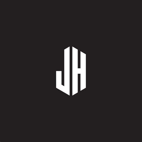 Jh Logo Monogram With Hexagon Shape Style Design Template 21105102 Vector Art At Vecteezy