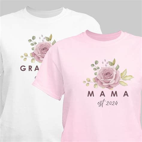 Personalized Floral Mama T Shirt Tsforyounow