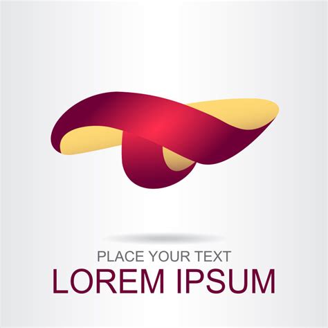 矢量标志图片 矢量红色飘带元素标志设计素材 高清图片 摄影照片 寻图免费打包下载