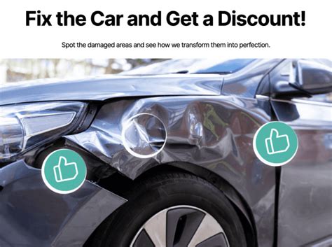 자동차를 수리하고 할인을 받으세요 템플릿