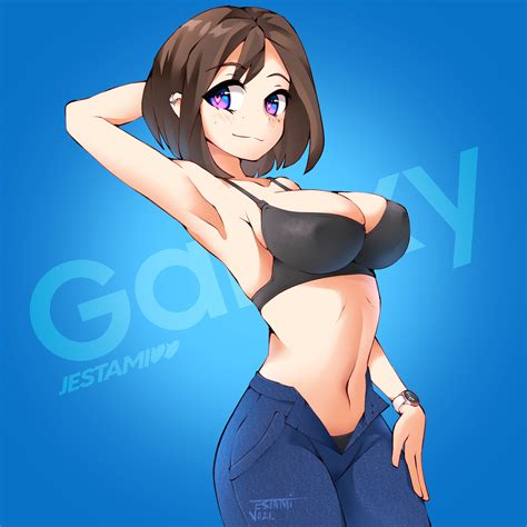 Rule 34 1girls Armpit Big Breasts Blue Eyes Bra Brown Hair Cleavage Earrings Female Freckles
