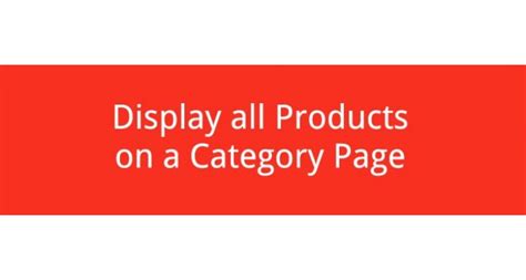 Opencart Display All Products