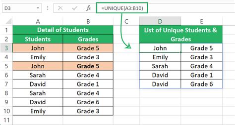How To Find Unique Values In Excel Unique Function Spreadsheeto