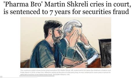 Pharma Bro Cries In Court Freeones Forum The Free Munity