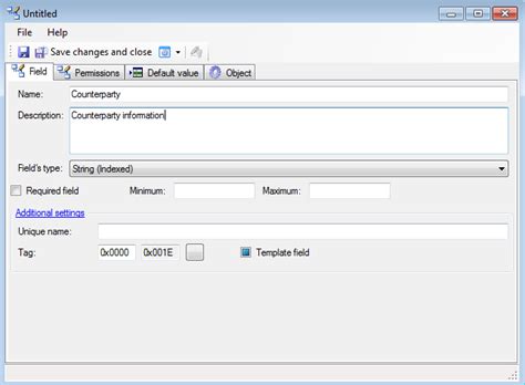Document Fields For “correspondent” Document Type