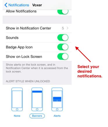 Push Notifications IPhone Voxer Support