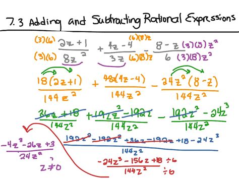 Adding Rational Expressions