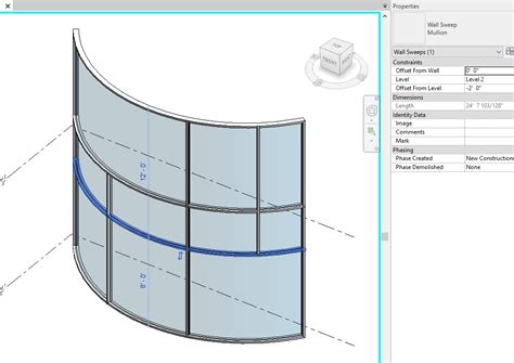 Curved Curtain Wall Revit 2018