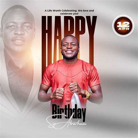 Birthday Flyer Social Media Design Graphics Birthday Flyer Church