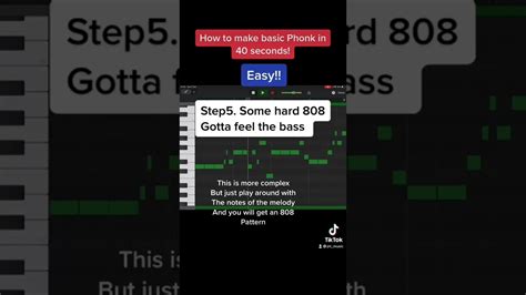 How To Make Basic Phonk In 40 Seconds Tutorial Music Fypシforyoupageシ Phonk Youtube