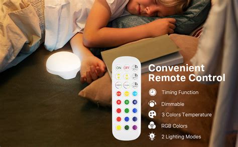 Letaclanic 2 Packs E26 Rechargeable Light Bulbs Magnetically 450lm 3