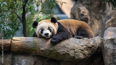 Pandas Facing Extinction Due To Habitat Loss A Powerful Image Of Pandas Symbolizing Their