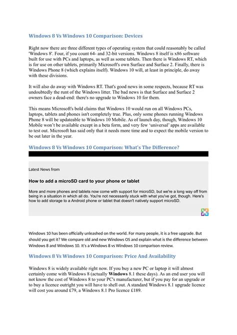 Ppt Windows 8 Vs Windows 10 Comparison Powerpoint Presentation Free Download Id 7310183