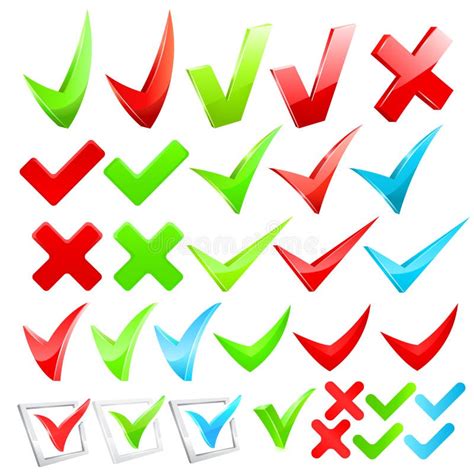 Checkmark Sign Stock Illustrations 47396 Checkmark Sign Stock
