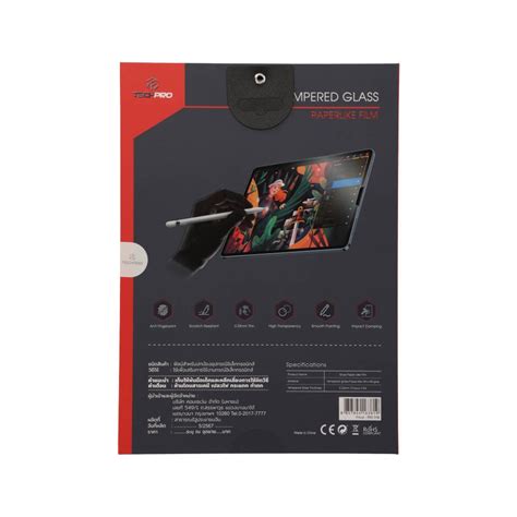 ฟิล์มกันรอย Techpro Glass Paper Like Ipad Air 11 Inch M2