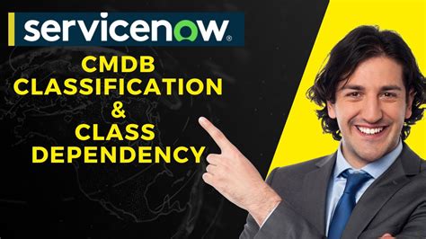 Servicenow Cmdb Classifications And Class Dependency Youtube