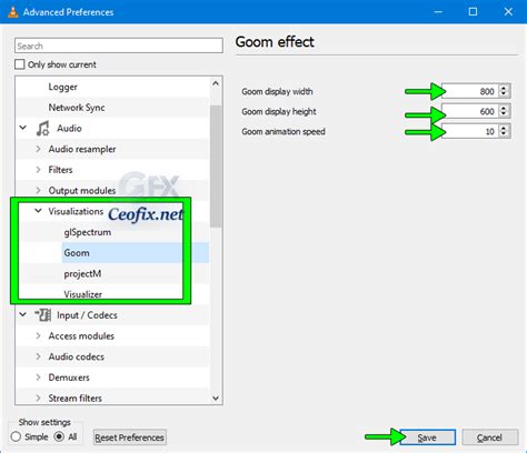 Enable Or Disable Visualization On VLC Media Player