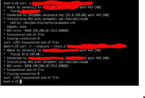Linux Remote Host Closed Connection During Handshake Certificate Issue Or Connectivity
