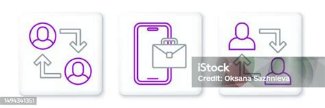 라인 설정 프로젝트 팀 기반 그리고 프리랜서 아이콘 벡터 가공의 인물에 대한 스톡 벡터 아트 및 기타 이미지 가공의 인물