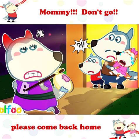 Wolfoo Stories Mommy Please Come Back Home Superhero Mom Is Always The Most Special