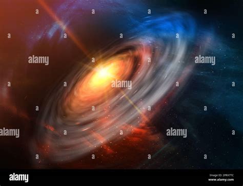 Evolution Of Spiral Galaxies Stars And Galaxies In Outer Space Background Showing The Beauty Of