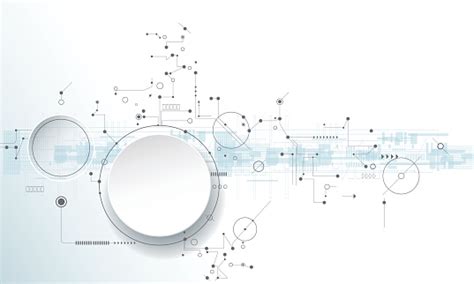 추상적임 회로 기판 3d 종이 원 빈 공간 공학에 대한 스톡 벡터 아트 및 기타 이미지 공학 줄무늬 0명 Istock
