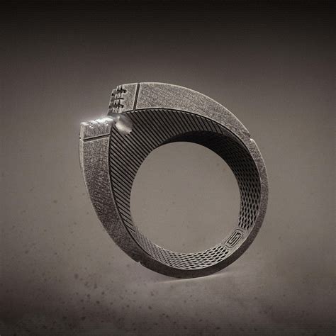 Unique Futuristic Statement Ring Handmade Ring Inspired By Frank