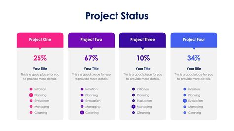 Project Status Slide Infographic Template S04202347 Infografolio