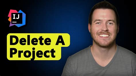 How To Delete A Project In Intellij Youtube