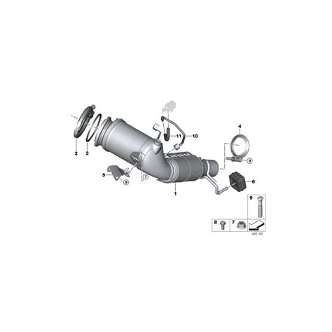 Genuine Bmw Mini 18308616158 F56 F40 F55 Screw Clamp Inc 216i Ml