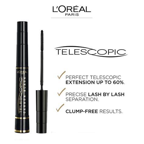 Telescopic Mascara Carbon Black Loreal Paris® Australia And Nz
