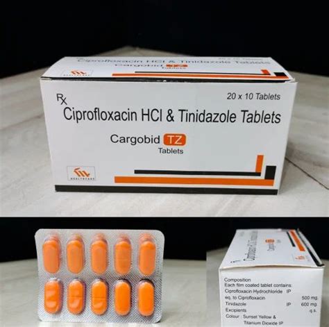 Ciprofloxacin Hcl And Tinidazole Tablets At ₹ 980 Box Ciprofloxacin Tablets In Panchkula Id