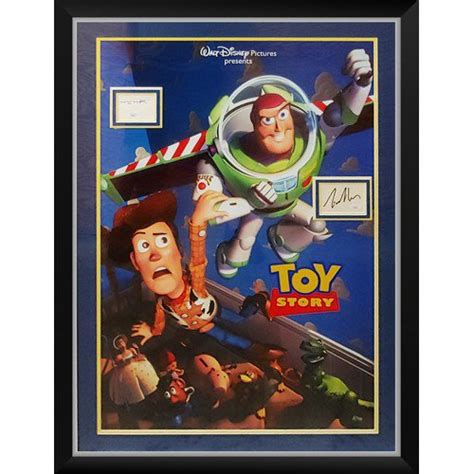 Tom Hanks Toy Story Full Size Movie Poster Deluxe Framed With And Tim