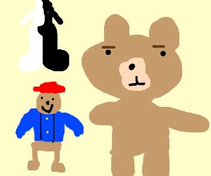 Paddingtom Ted And Monokuma The Trio Of Bear Drawception