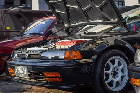 Black Honda Accord In Retro Car Meet Editorial Image Image Of Antique Historical 289992020