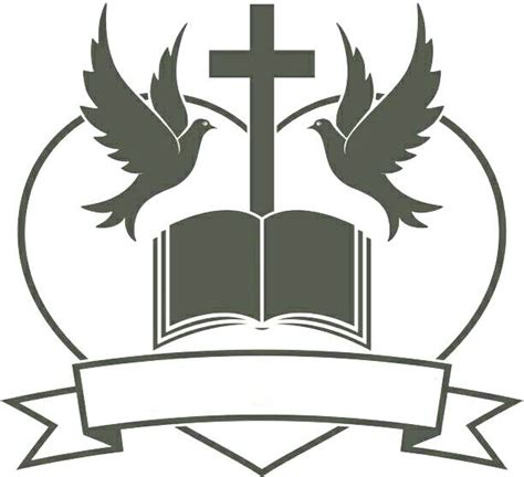 Black Cross And Spread Bible Cross Bible Leaf Png And Vector With