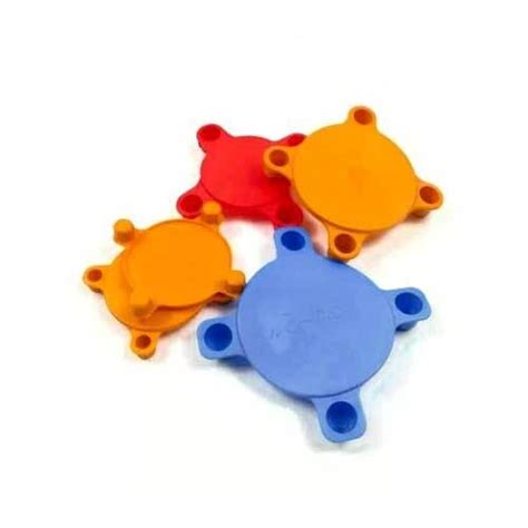 Plastic Pcd Flange Covers Cap Manufacture Ldpe 5 Inch Blue Color
