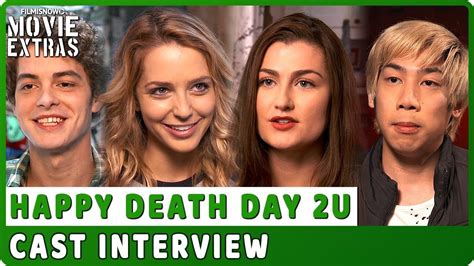 Happy Death Day 2u On Set Interview With Cast Youtube