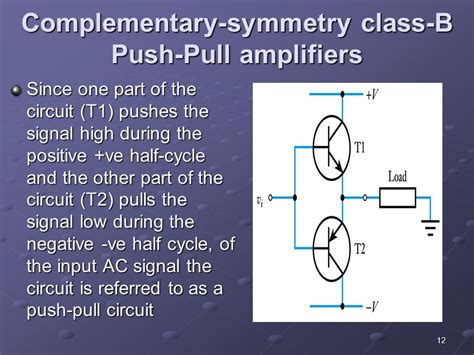 Complementary Symmetry Push Pull Power Amplifier Pdf Files