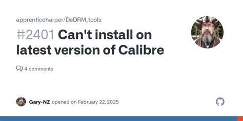 Cant Install On Latest Version Of Calibre · Issue 2401