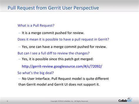 Bringing Pull Request To Gerrit Pptx Web Development Internet