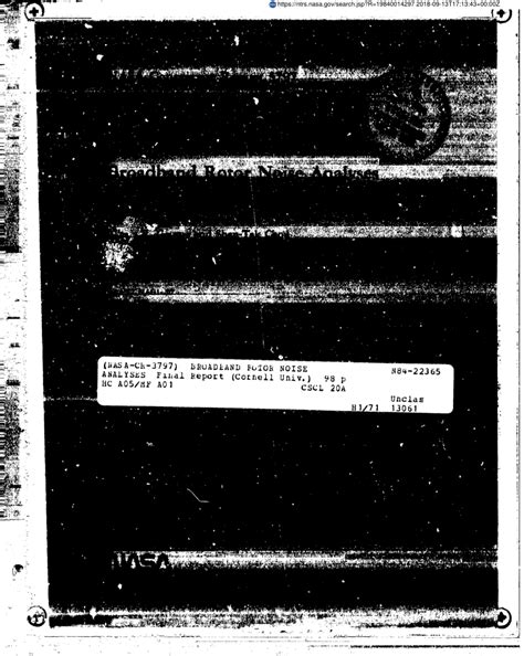 Pdf Broadband Rotor Noise Analyses