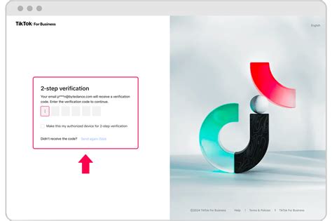 find your verification code tiktok ads manager