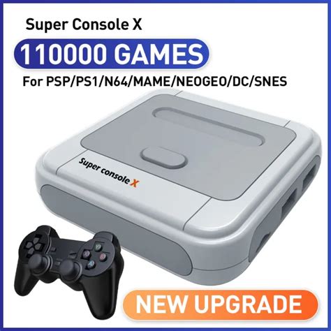 Super Console X 110000วิดีโอเกมคลาสสิกคอนโซล Wireless Emulator Multi Player Retro เกมอาเขตกล่อง