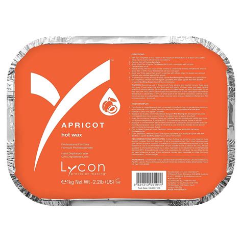 Lycon Apricot Hot Wax 1kg Absoluteskin