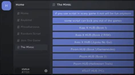 The Mimic CHAPTER Ken New Script Roblox Scripts ScriptBlox