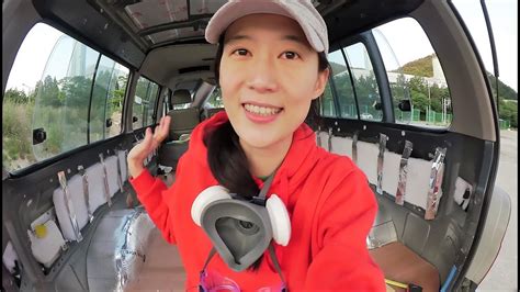 캠핑카자작 사이드 패널 단열 작업 최종 Part12 튜비 자작 캠핑카 만들기 Youtube