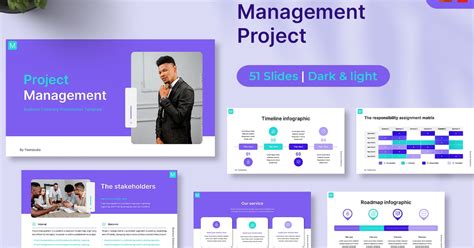 management project powerpoint incl project and input envato